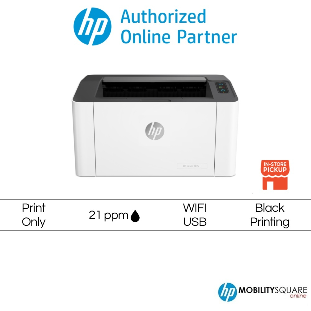 HP 107w LaserJet Printer | Shopee Malaysia