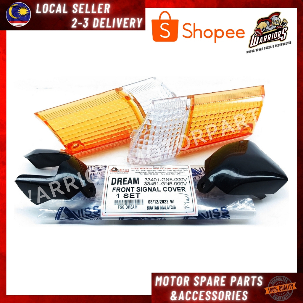 HONDA EX5/EX5 DREAM/EX5 HIGH POWER/EX5 JAPAN [VISS] FRONT SIGNAL LENS ...