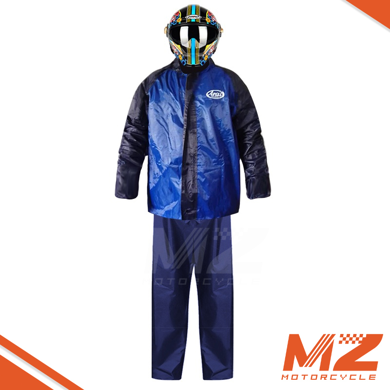 RAIN FASHION HIGH NECK TWO-PIECE MOTORCYCLE RAINCOAT SPORTS RAINCOAT ...