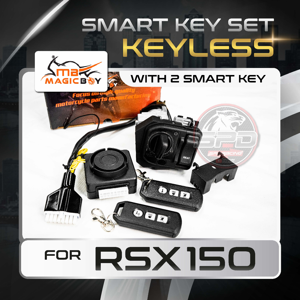 Keyless System / Smartkey Magic Boy PNP RSX150 ( Two Remote) | Shopee ...