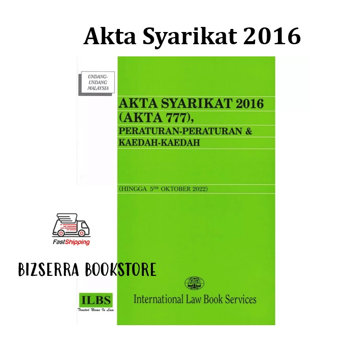 BBS: AKTA SYARIKAT 2016 (AKTA 777) edisi 5 Oktober 2022 | Shopee Malaysia