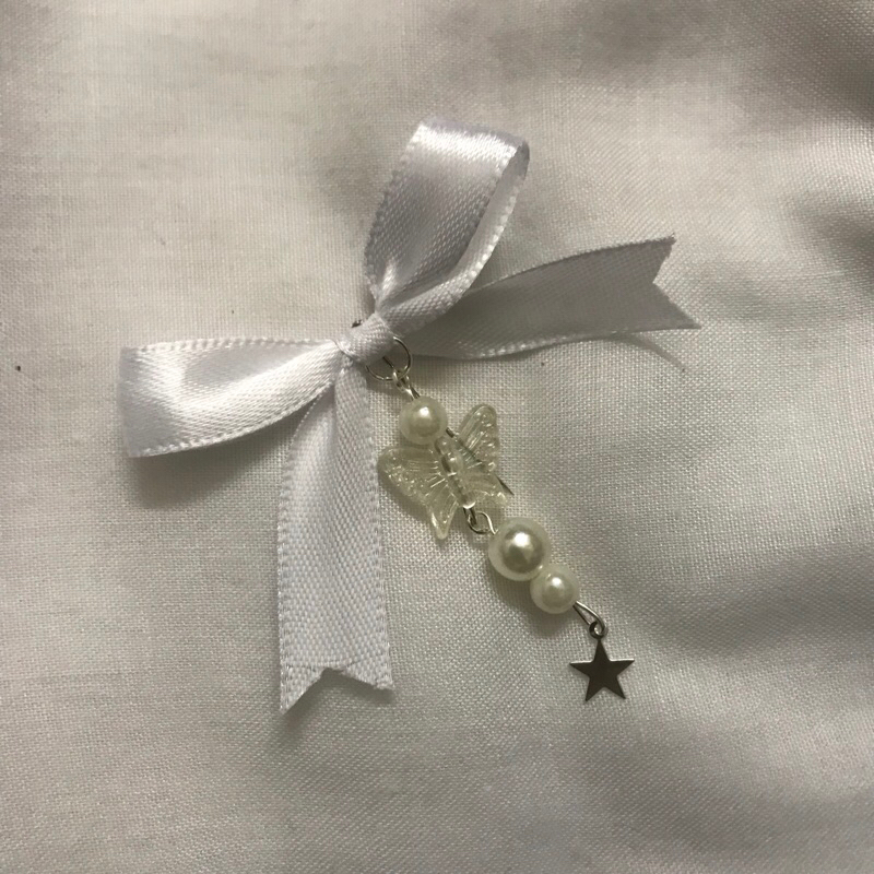 (White) Hijab bow pin tudung muslimah ˖*°࿐ | Shopee Malaysia