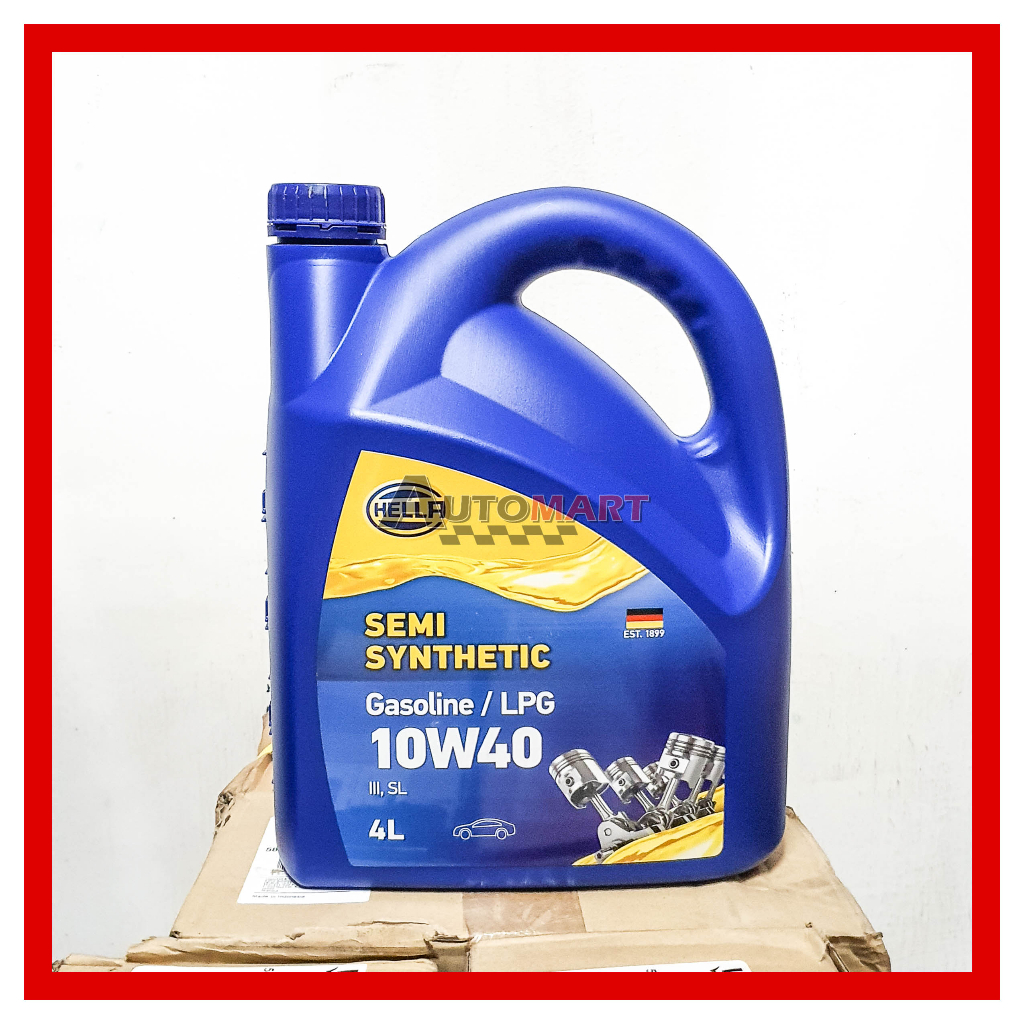 ORIGINAL HELLA SEMI SYNTHETIC 10W40 ENGINE OIL 4L TOYOTA HONDA FORD ...