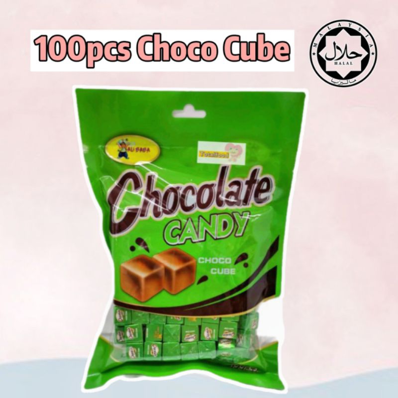Ali Chocolate Cube Candy 100pcs | Shopee Malaysia