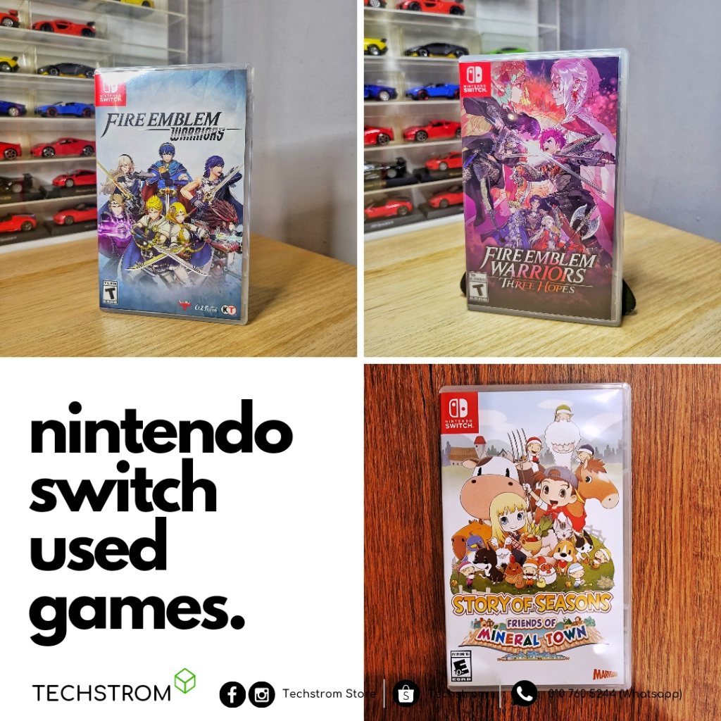 NS Nintendo Switch Used Games | Pikmin 3 Deluxe | Fire Emblem Warriors ...