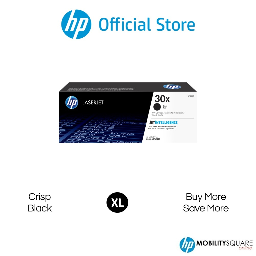 HP 30X High Yield Black Original LaserJet Toner Cartridge CF230X ...