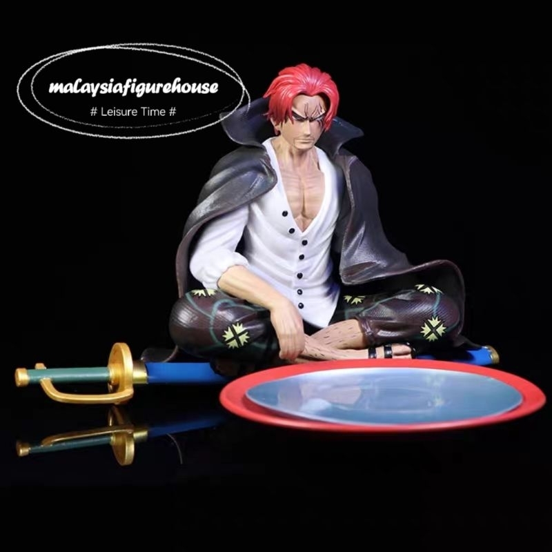 🔥READY STOCK🔥ONE PIECE LM RED HAIR SHANKS FOURTH EMPEROR SIT POSITION ...