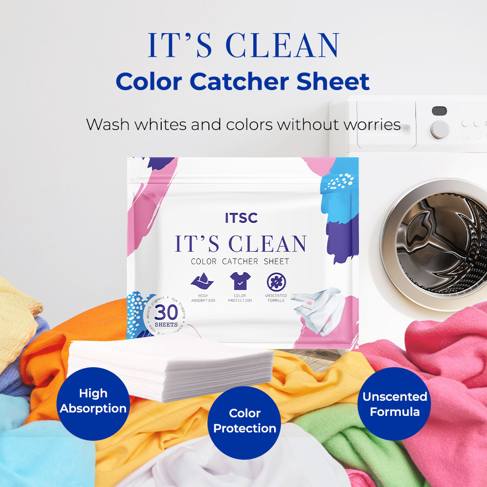 ITSC IT'S CLEAN Color Catcher Sheet (30's) | Shopee Malaysia