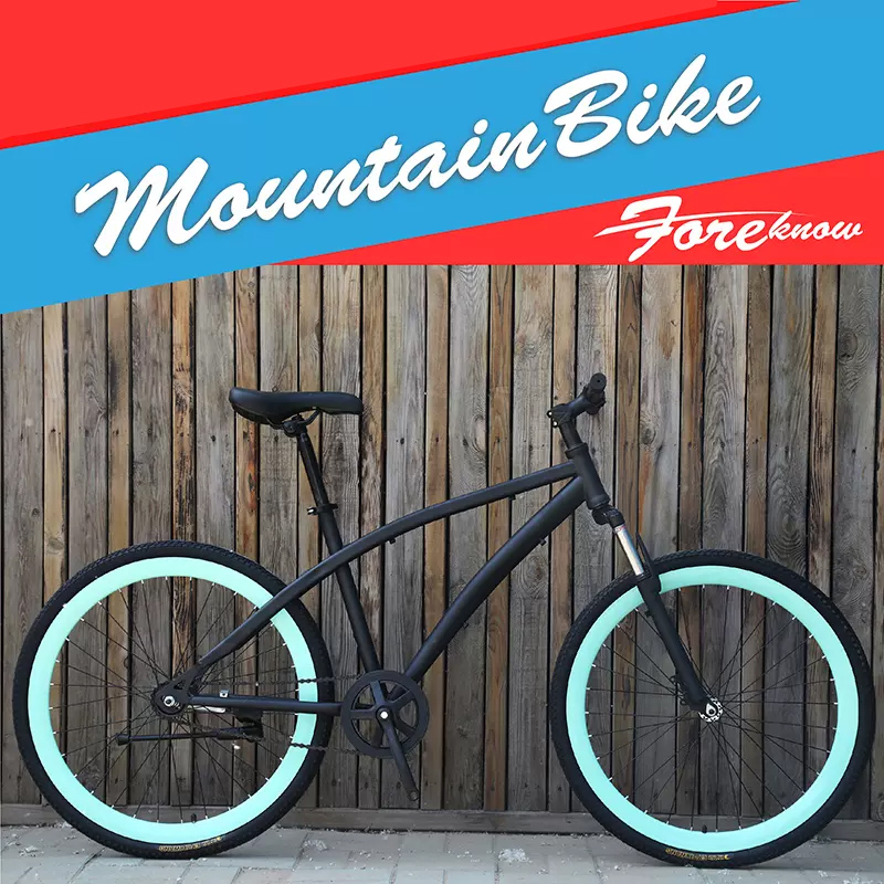Foreknow Fixed gear 26inch Simple Basic Hardtail Moutain Bike MTB for ...