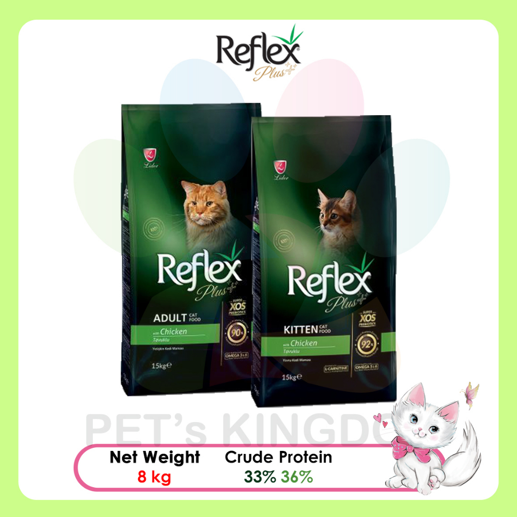 Reflex Plus Adult Chicken/Kitten Chicken {8KG} | Shopee Malaysia