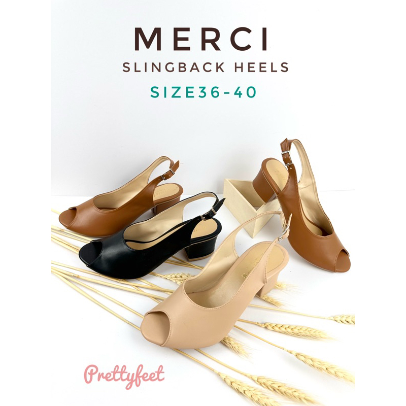 Prettyfeet MERCI Heels Women - Kasut Tinggi Perempuan - Size 36 to 40 ...