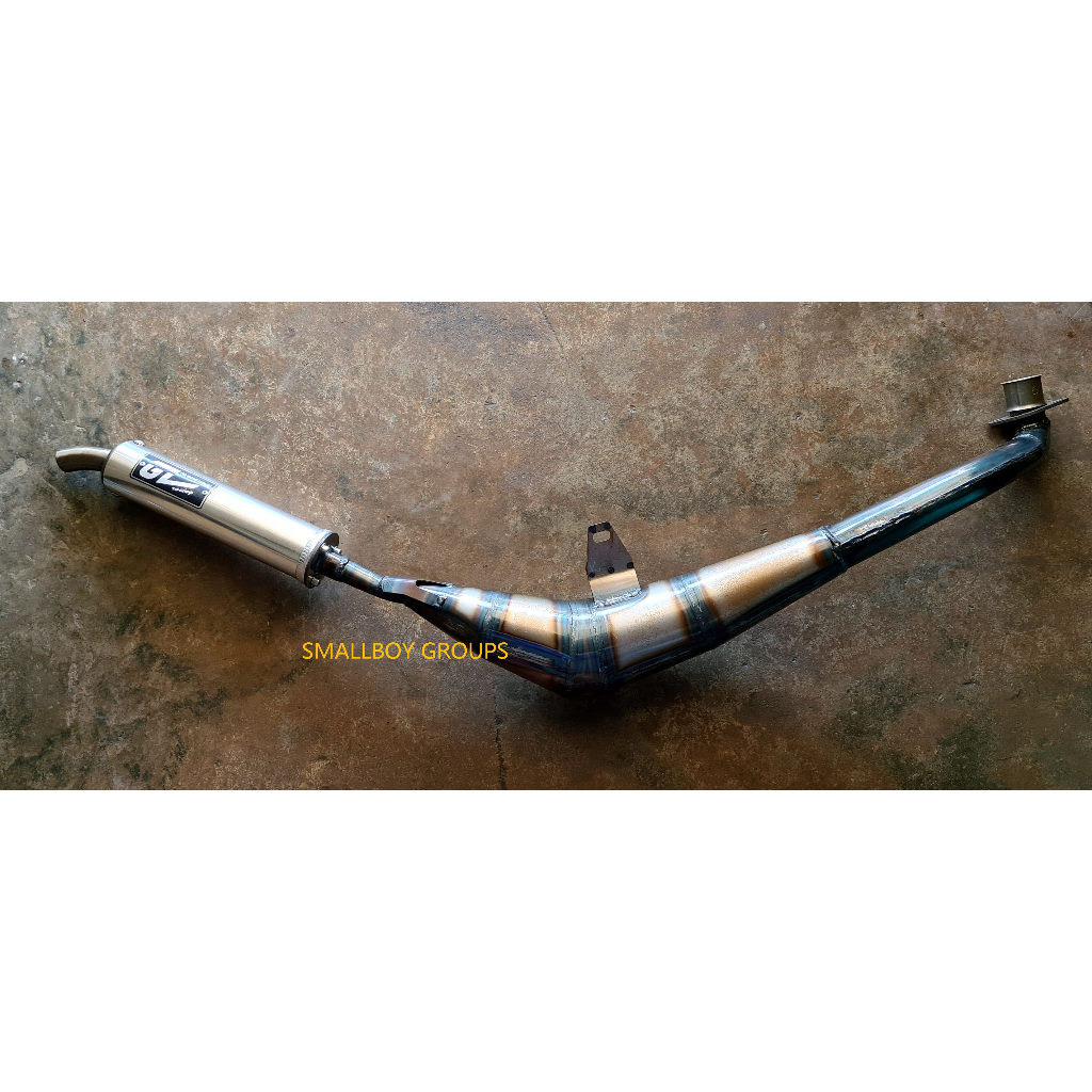 YAMAHA Y110 SS2 PIPE ON OPEN RACING CHAMBER EXHAUST MUFFLER EKZOS ...