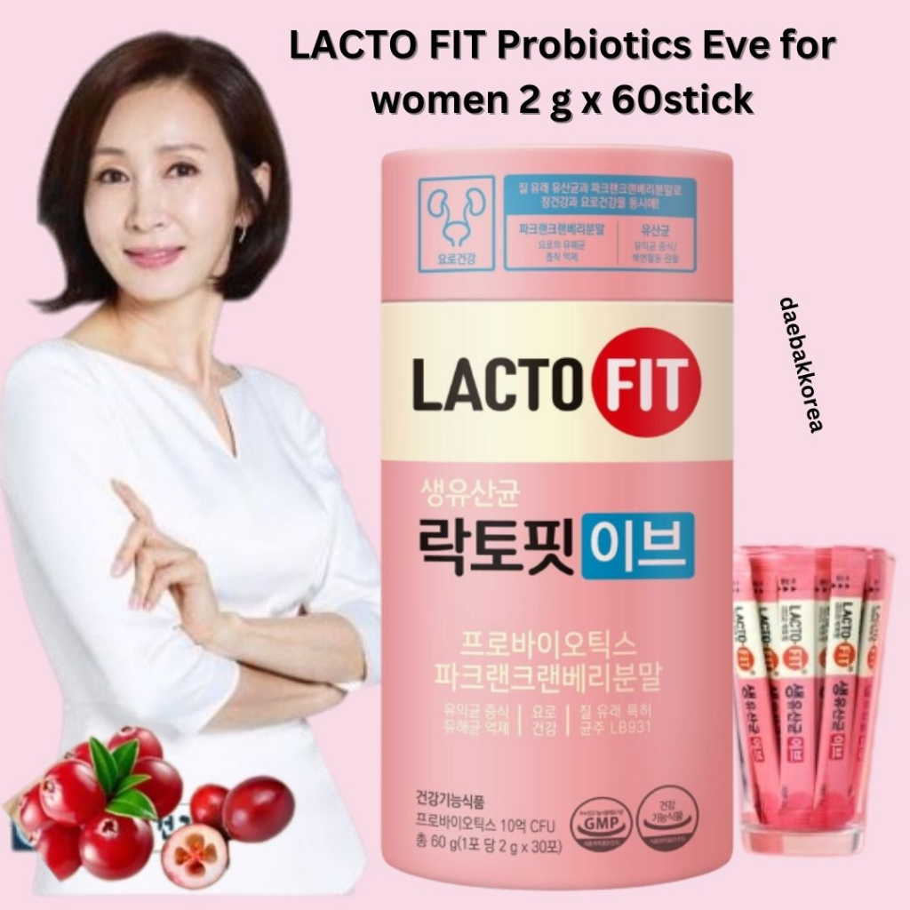Lacto fit Probiotic Eve 60 stick / Korean Shipping | Shopee Malaysia
