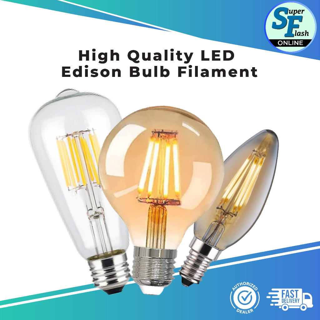 High Quality LED Edison Bulb Filament 4W E27 Light Bulb(2700K~3000K ...