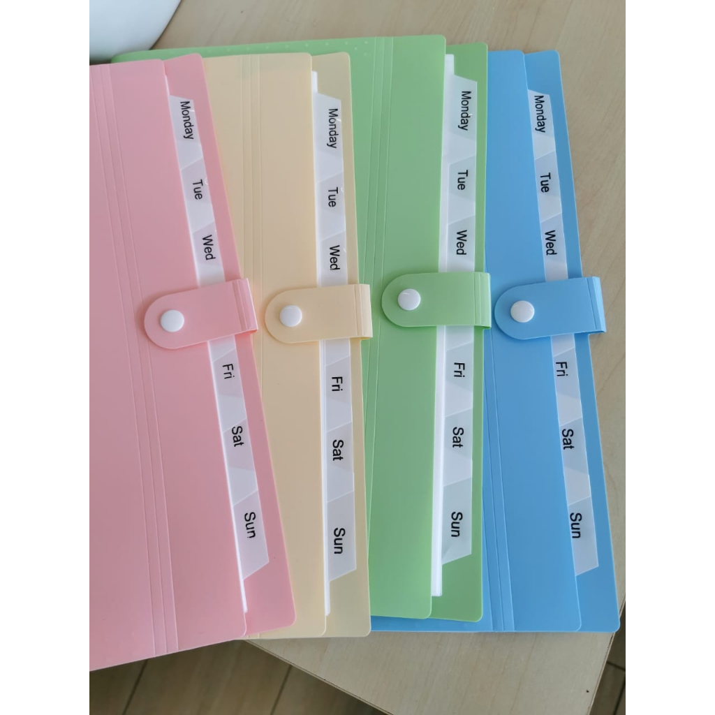 [READY STOCK] A4 Size 8 Pockets Expanding File / Document Pocket File ...