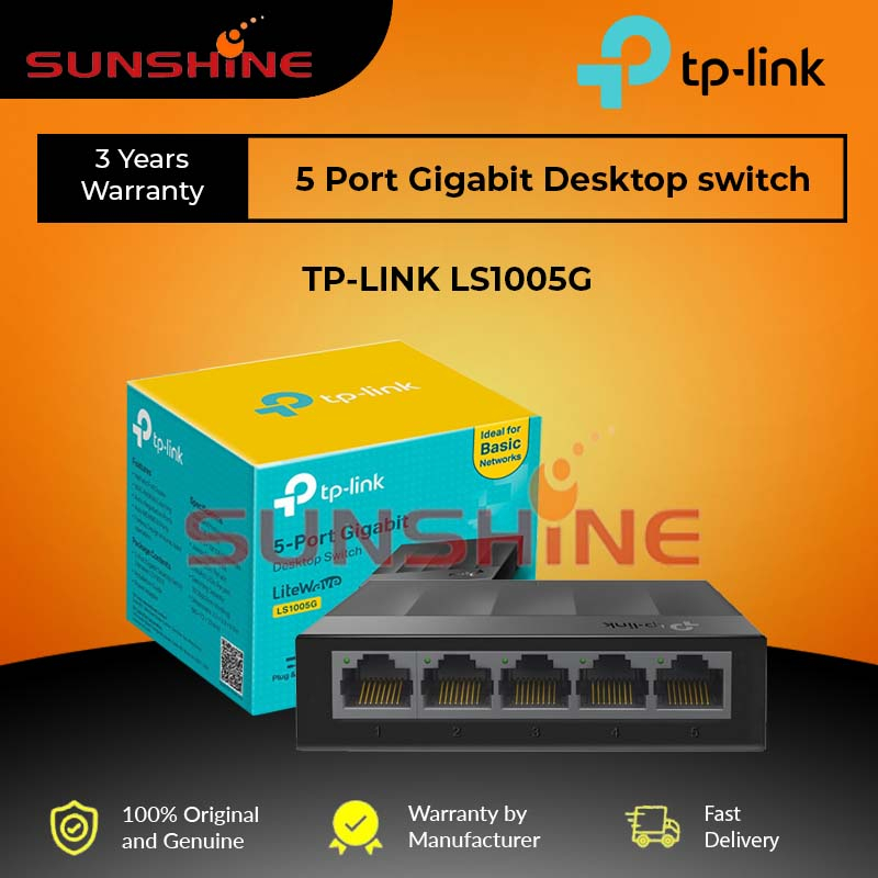 Tp-Link 5/ 8/ 16 Port Gigabytes Desktop Switch LS1005G / LS1008G ...