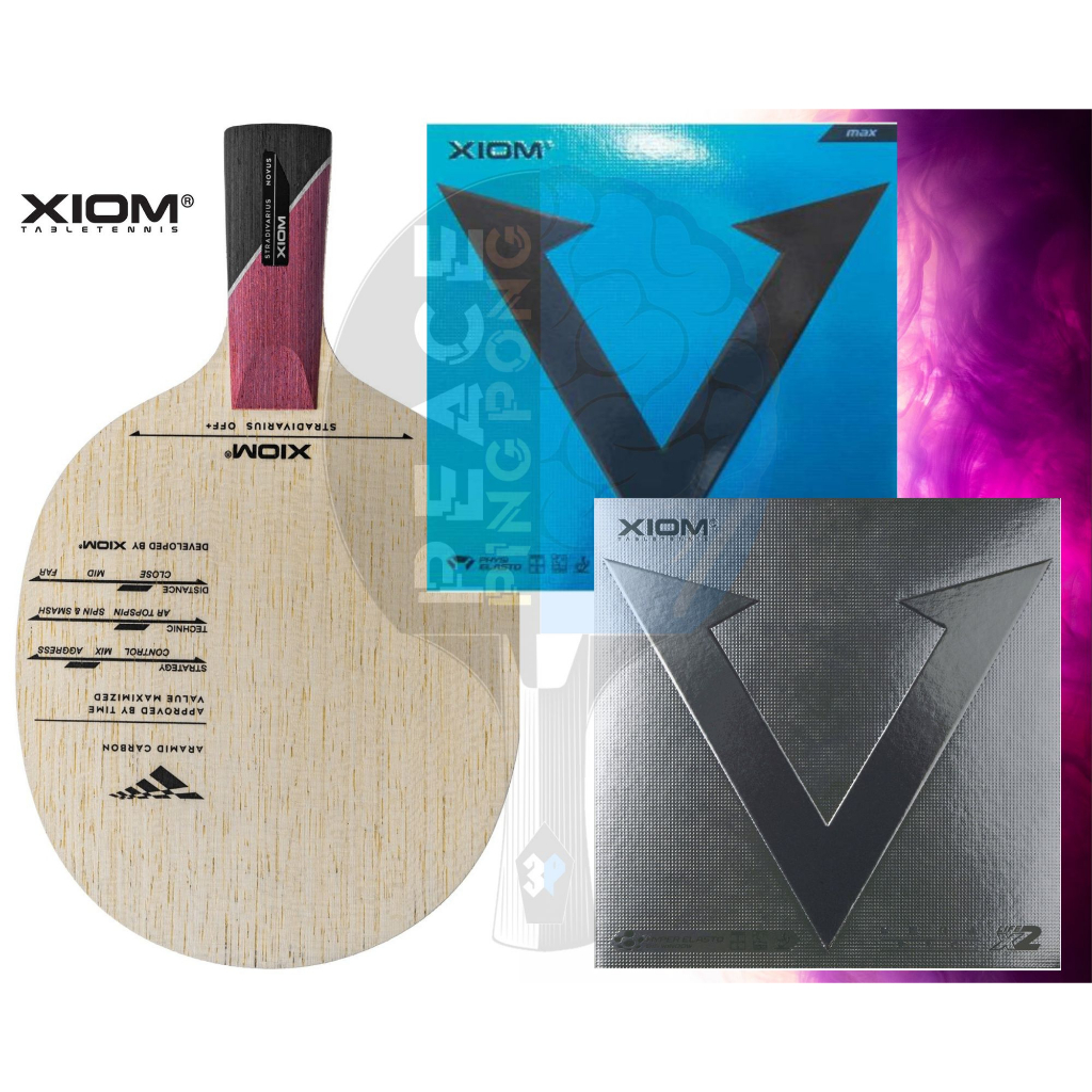 XIOM TABLE TENNIS COMPLETE SETUP FOR PENHOLDER PLAYER. | Shopee Malaysia