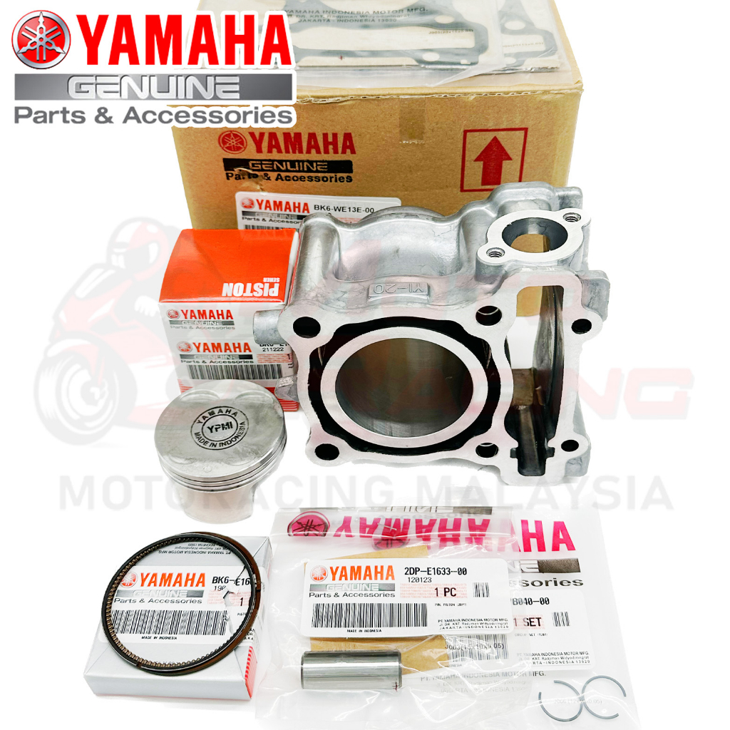 100% ORIGINAL @ R15 MT15 CYLINDER BLOCK BLOK COMPLETE SET PISTON + RING ...