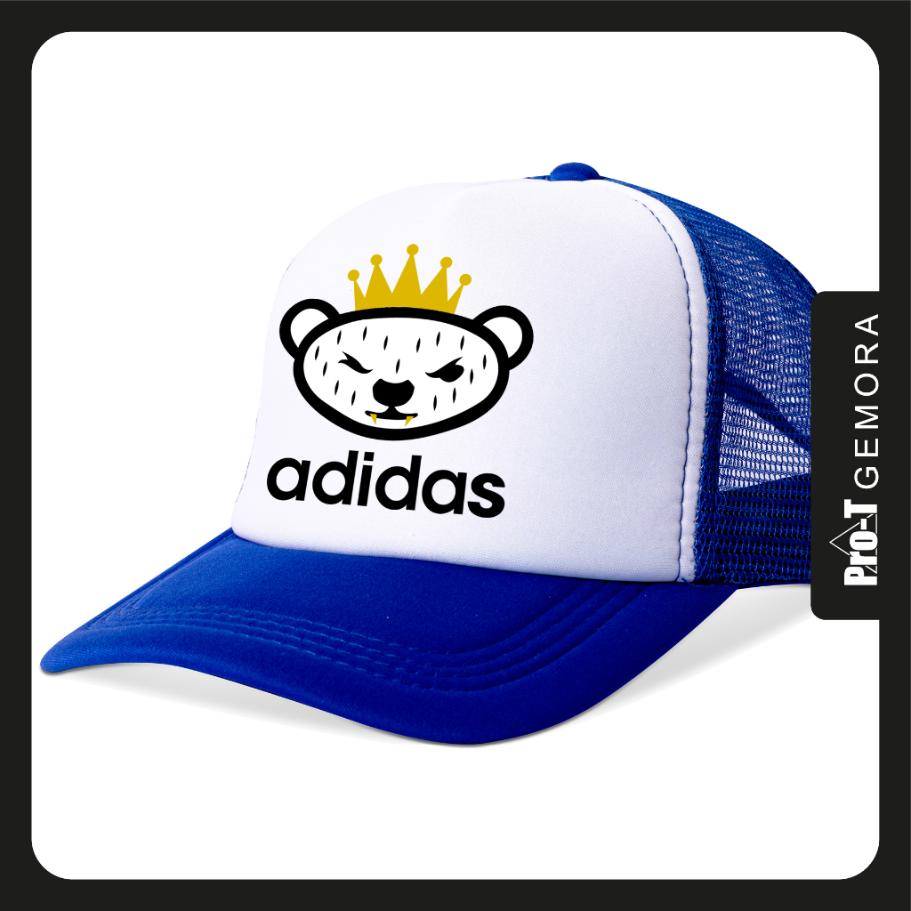 Adidas Nigo Baseball Trucker Cap (Royal Blue / White) | Shopee Malaysia
