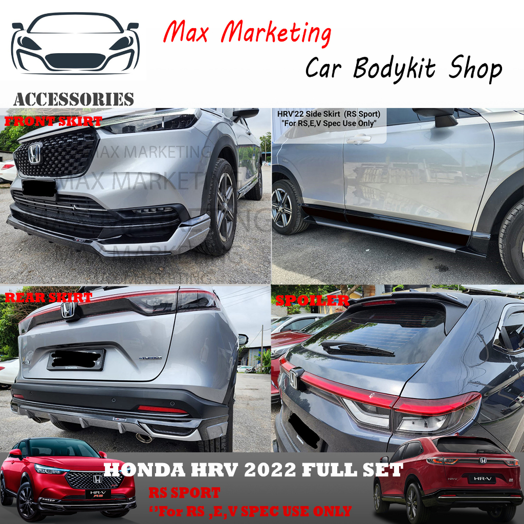 HONDA HRV 2022 RS SPORT ‘’For RS ,E,V SPEC USE ONLY FULL SET FRONT ...