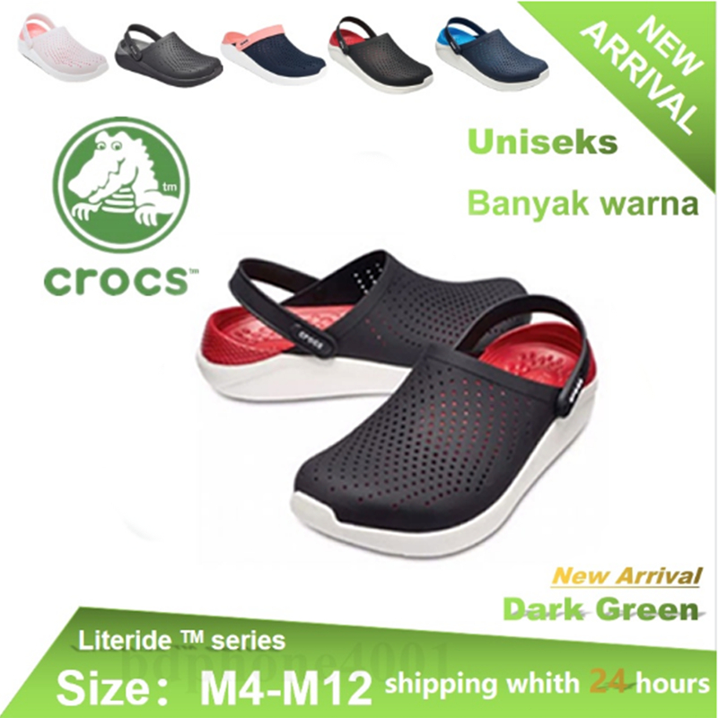 [Malaysi Spot] Crocs Literide Clog Couple Home Vacation Casual ...
