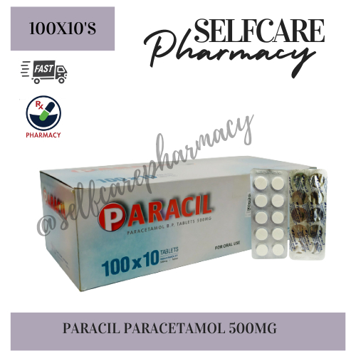 (100'S) PARACIL SM PARACETAMOL 500MG/BOX | Shopee Malaysia