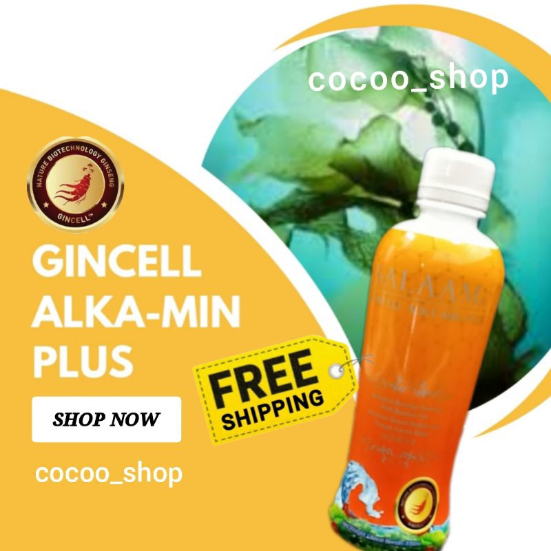 ORIGINAL SALAAM GINCELL Alka-min Plus 330ml Exp : April 2028 | Shopee ...