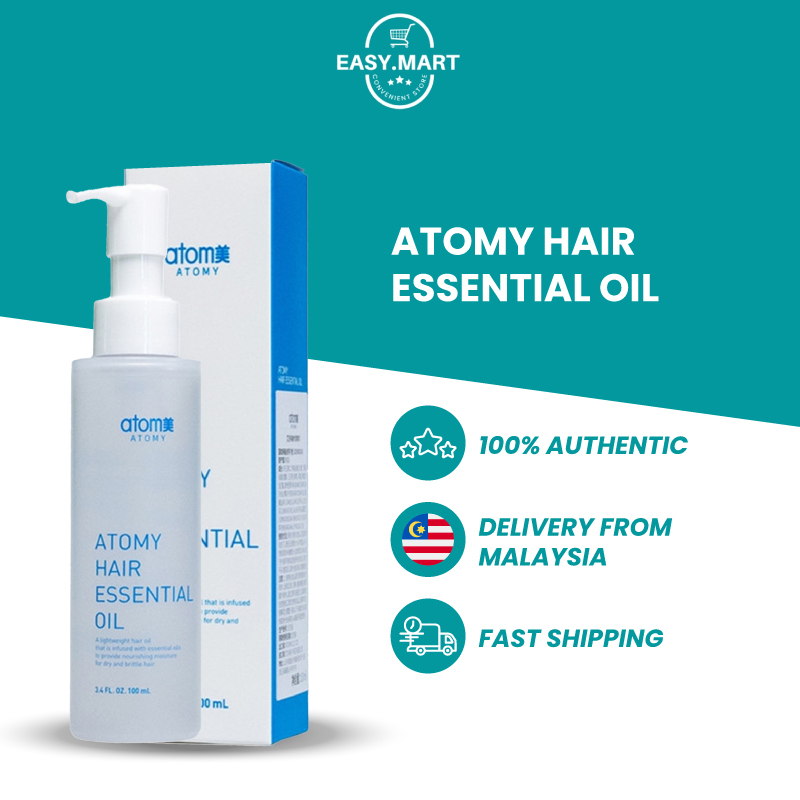 READY STOCK Atomy Hair Essential Oil 艾多美护发油 100ml Hair Care Minyak ...