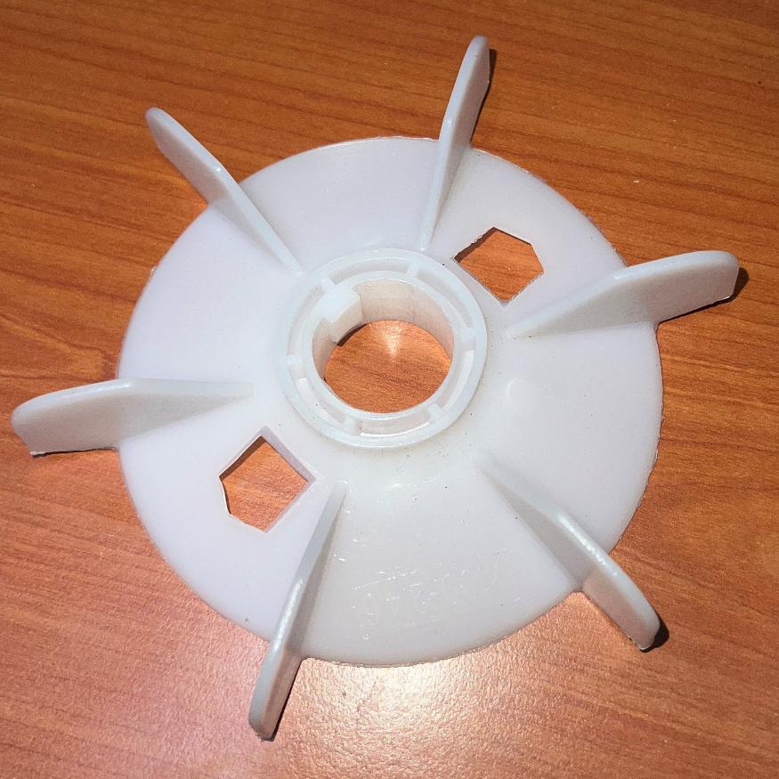 [READY STOCK][MOTOR FAN] PVC FAN BLADE 6" ID28MM WHITE COLOR | Shopee ...