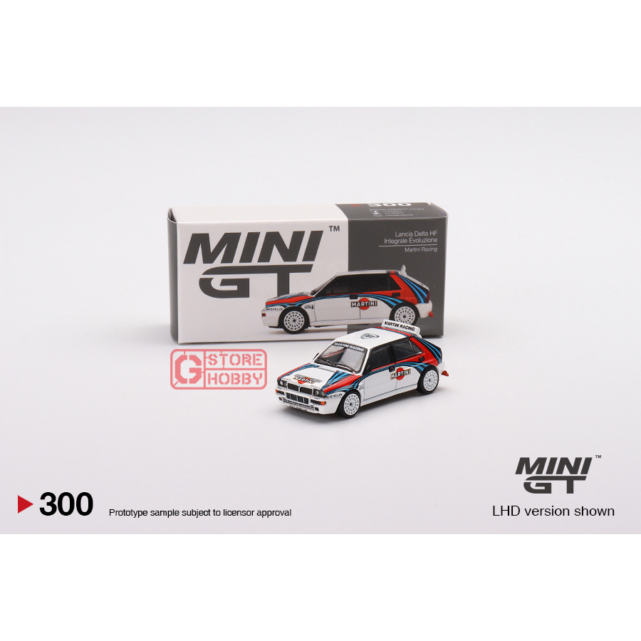 MINI GT 1/64 #300 Lancia Delta HF Integrale Evoluzione Martini Racing ...