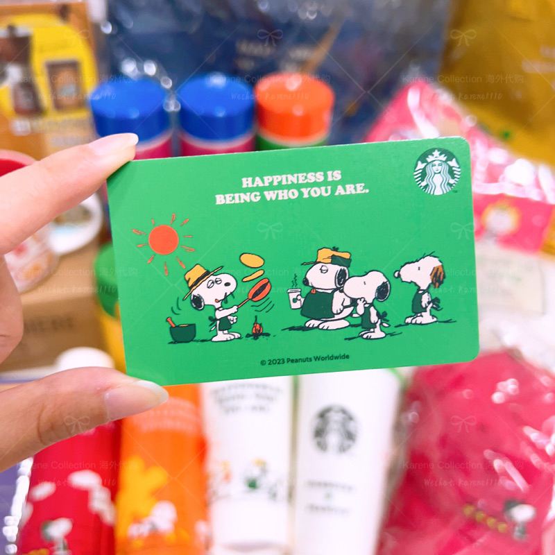 [ReadyStock]Starbucks Japan Peanuts Snoopy 2022 2023 Collection Card 日本 ...