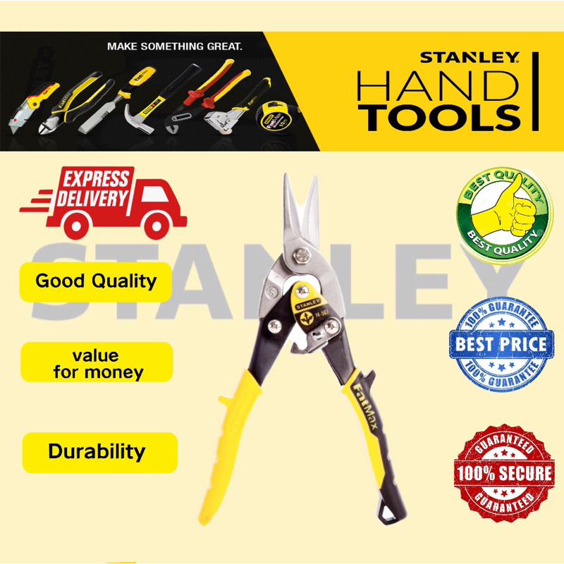 LS GEMILANG # TAIWAN # STANLY FATMAX 14-563 10'' ZINC CUTTER STEEL ...