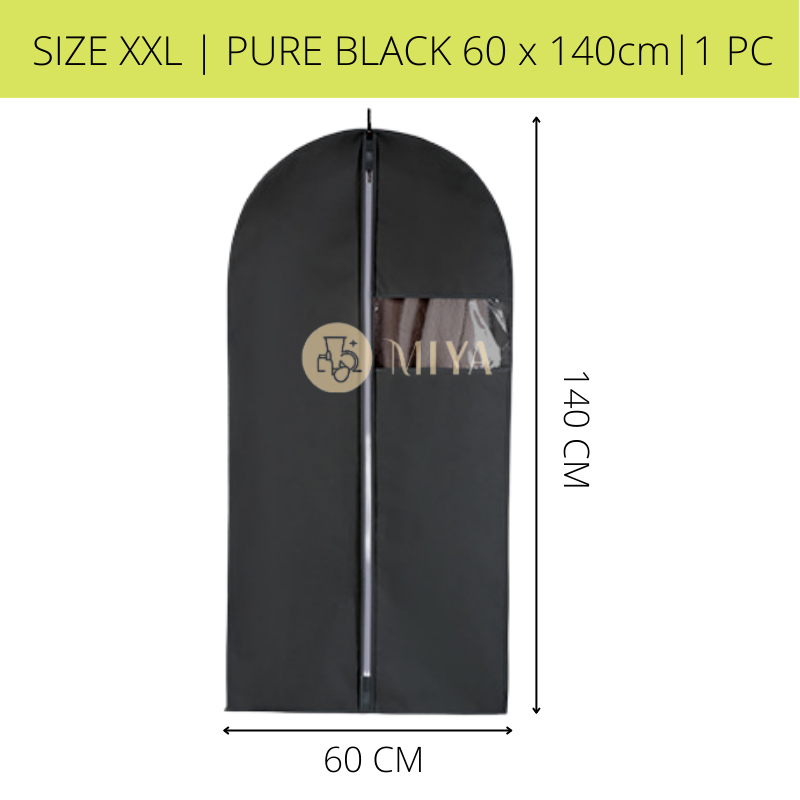 Wardrobe Clothes Dust Cover Coat Storage Organzier Plastik Beg Baju ...