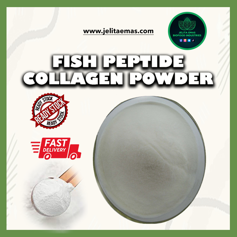 250G FISH PEPTIDE COLLAGEN POWDER Marine Vital Protein Food Supplement ...