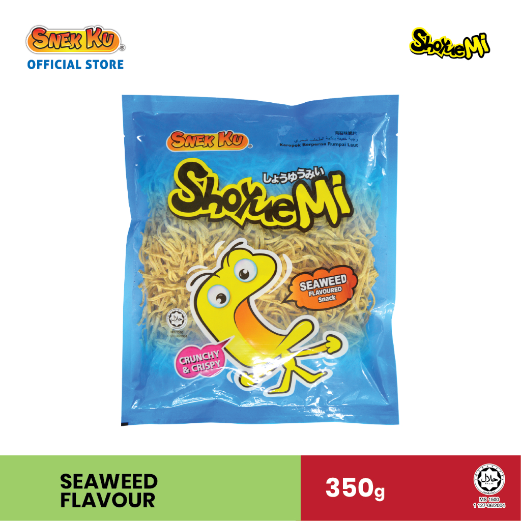 Snek Ku Shoyuemi Mee Seaweed Flavoured Snacks (350g) | Shopee Malaysia