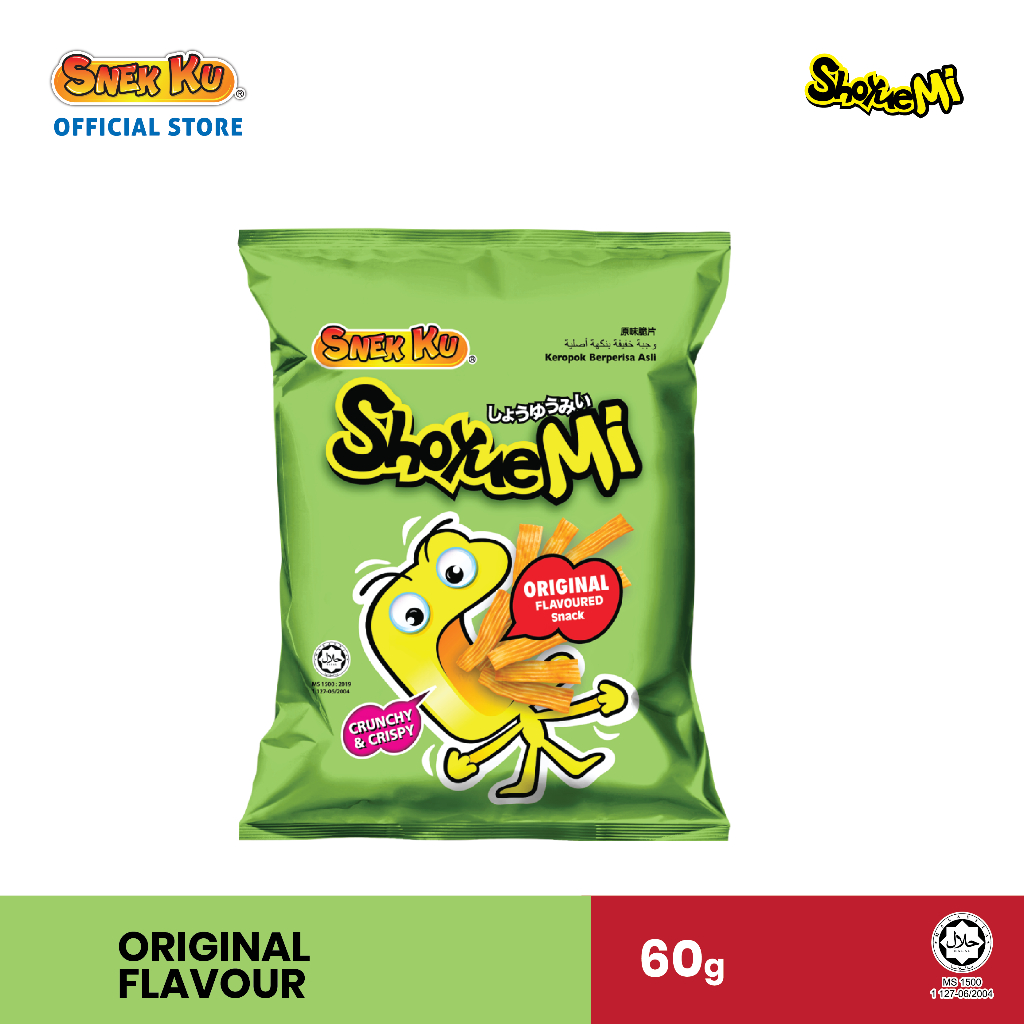 Snek Ku Shoyuemi Original Flavoured Snacks (60g) | Shopee Malaysia