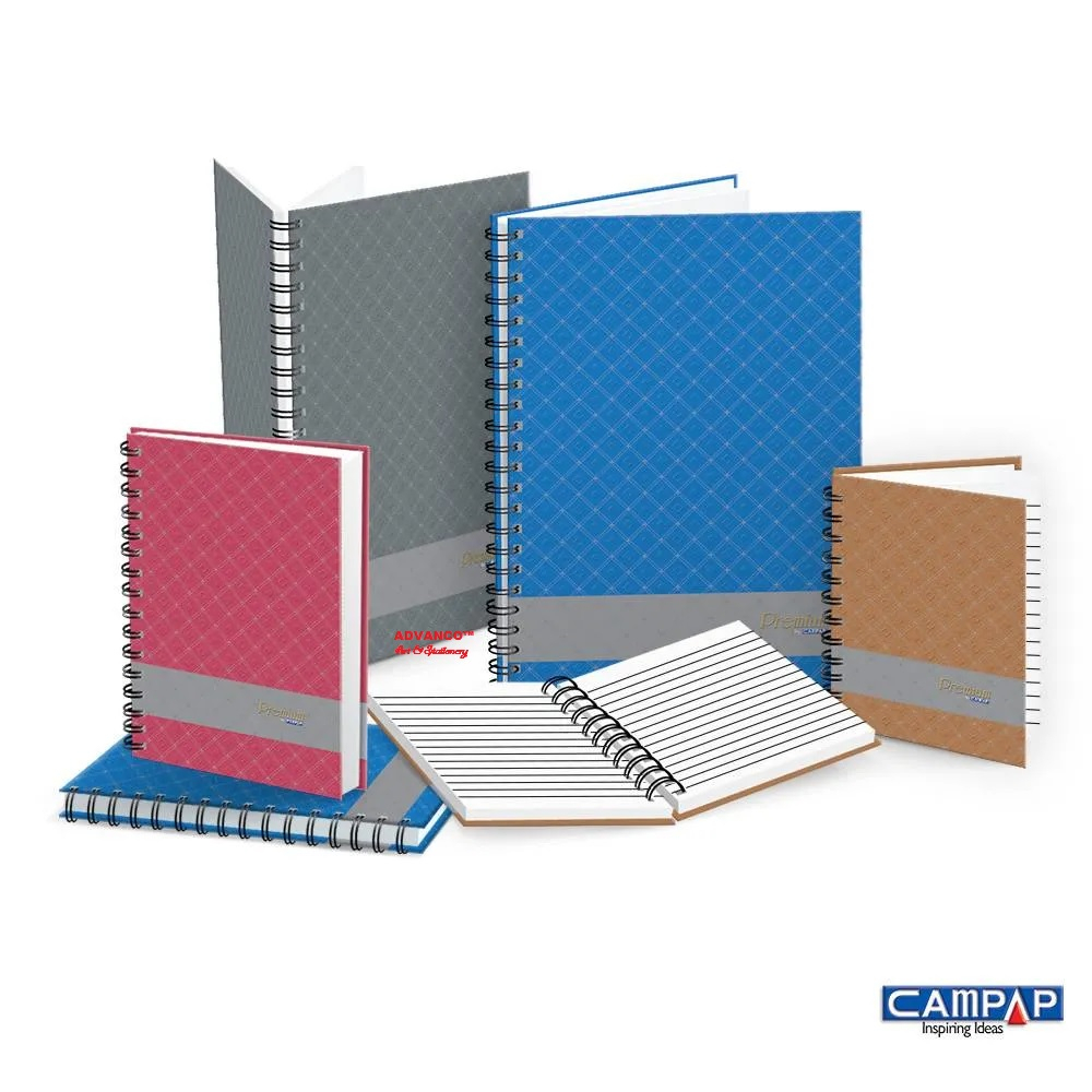 CAMPAP A4 WIRE-O HARD COVER NOTEBOOK 100'S/70GSM (AVAILABLE IN A4 | A5 ...