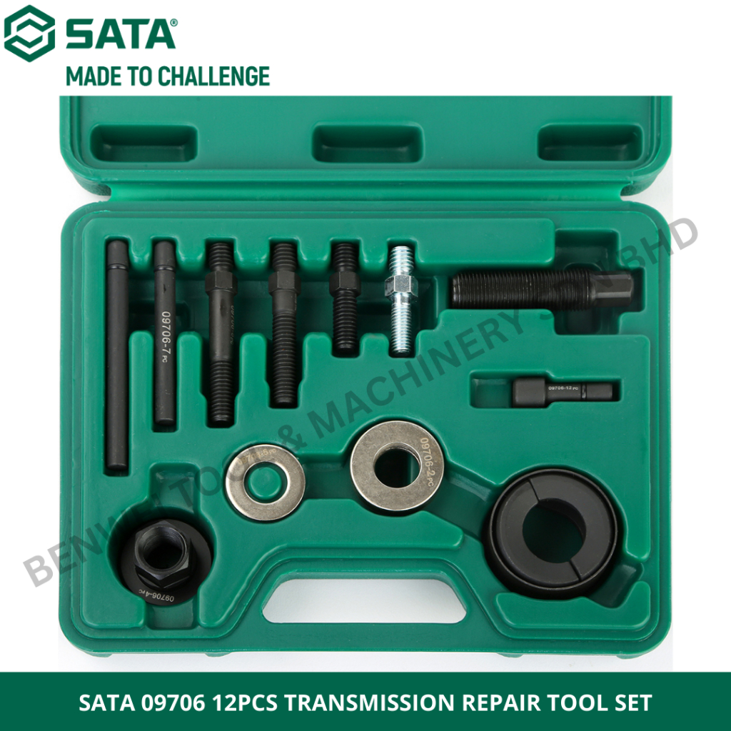 SATA 09706 12PCS TRANSMISSION REPAIR TOOL SET / GEARBOX TOOLS / 牙箱 ...