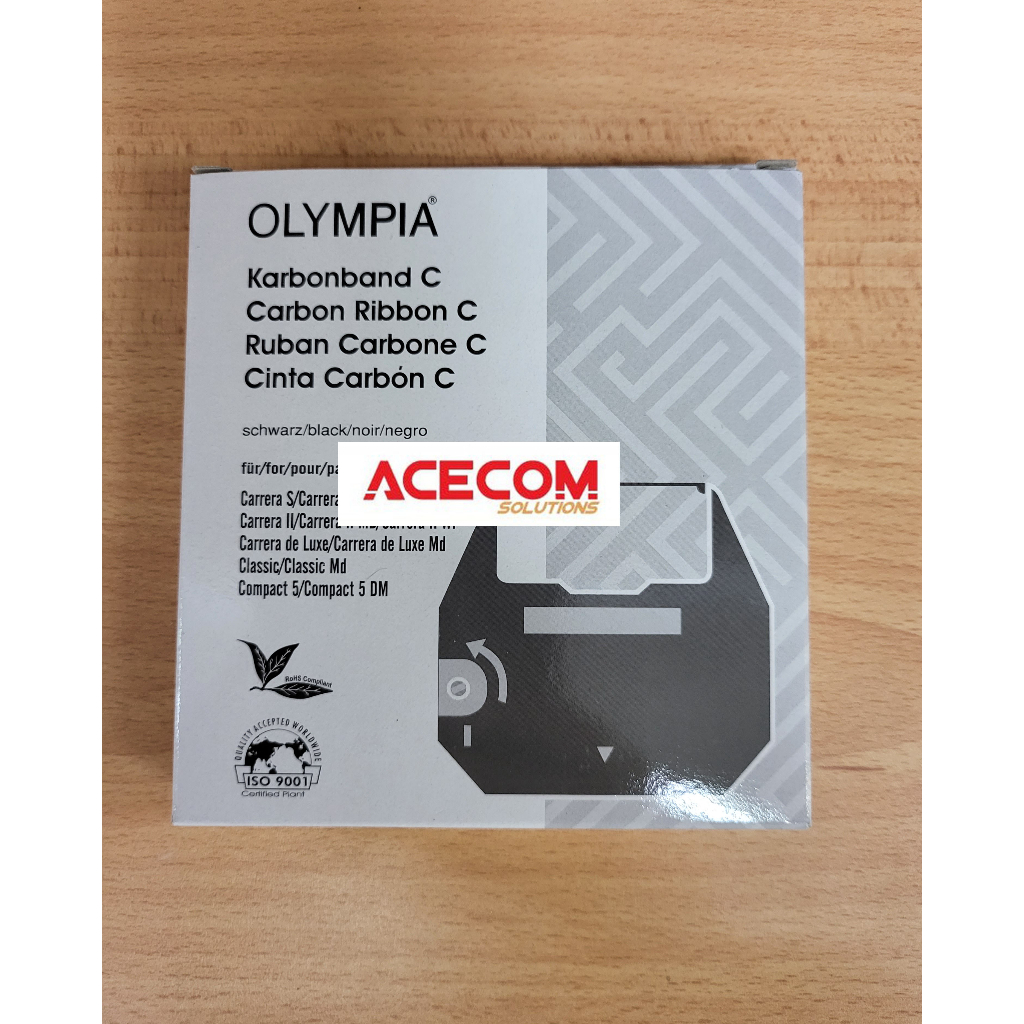 Original Olympia Carrera Deluxe De Luxe Typewriter Ribbon Compatible ...