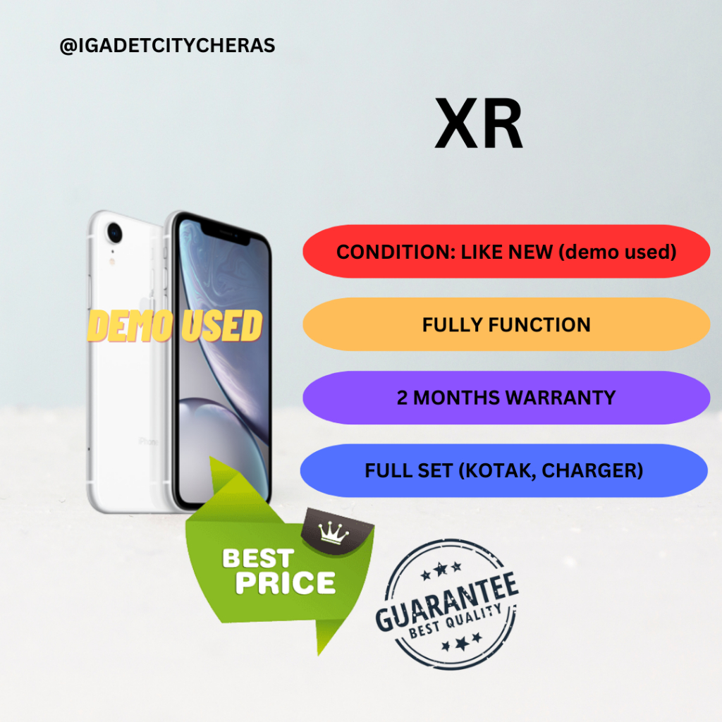 DEMO XR 64GB FULL SET | Shopee Malaysia