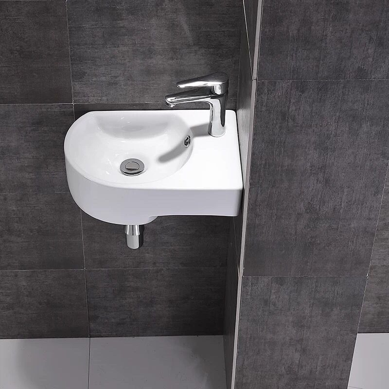 Hanging basin small unit corner wash basin bathroom balcony corner wash ...