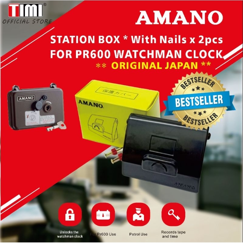 AMANO STATION BOX AMANO BOX FOR PR600 WATCHMAN CLOCK | Shopee Malaysia