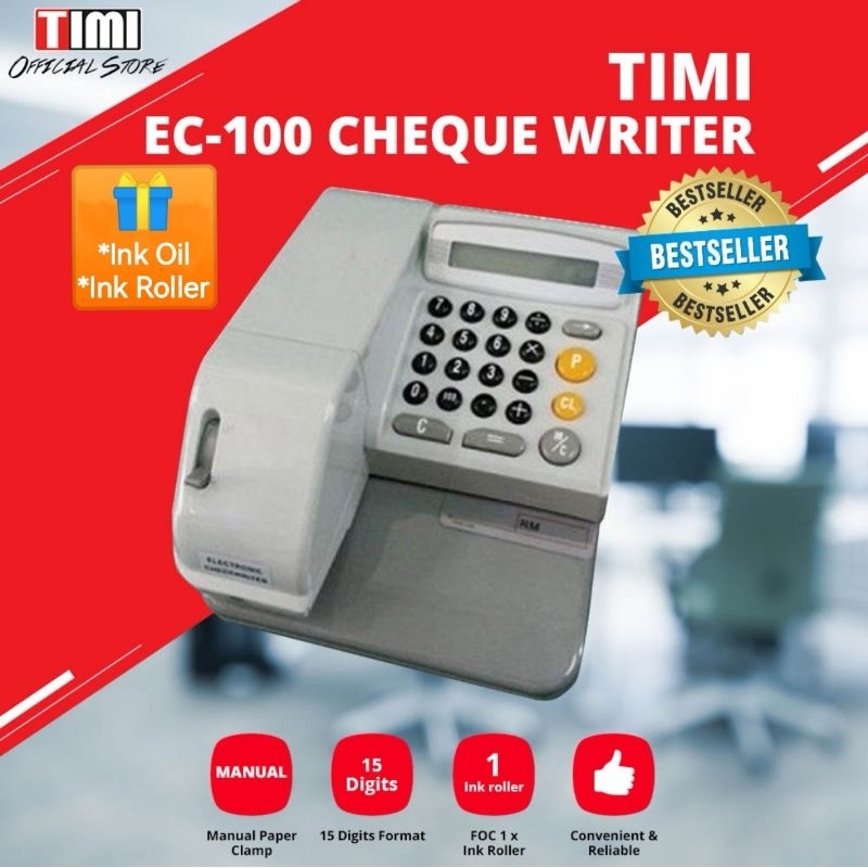 TIMI® EC-100 Electronic Cheque Writer | TIMI Checkwriter Machine- Sold ...