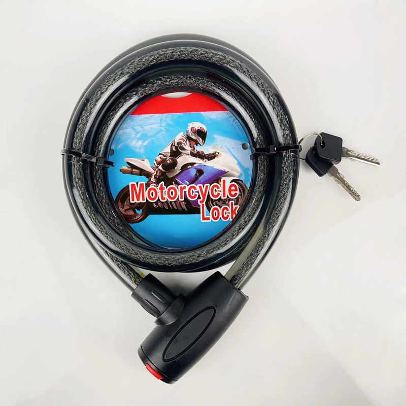 Kunci Keselamatan Basikal Bicycle Motorcycle Lock Bike Security Locker ...