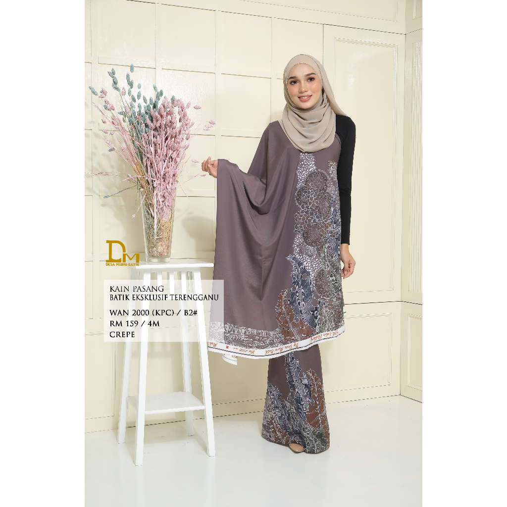 DESA MURNI BATIK - BATIK EKSKLUSIF TERENGGANU WAN 2000 🔥🔥🔥 | Shopee ...