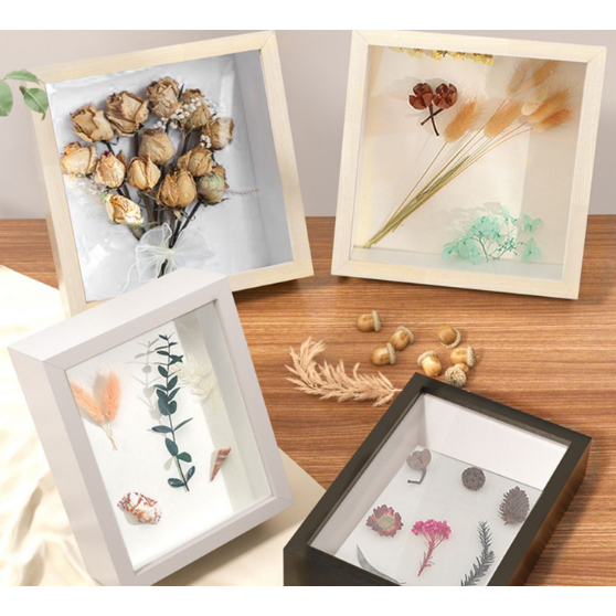 [Ready Stock] 5CM 3D Frame Hollow Handcraft DIY Dried Preserved Flowers ...