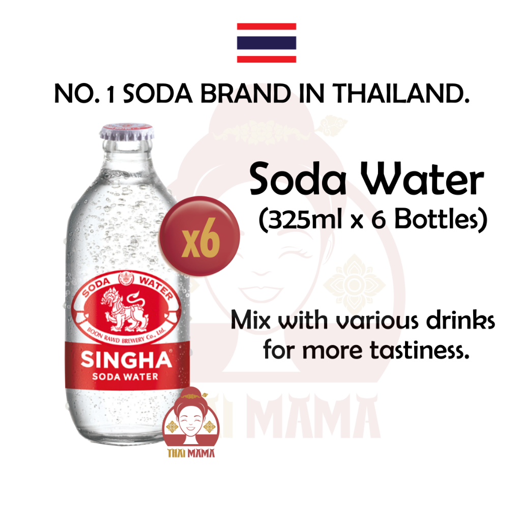 6 x Singha Soda 325ml Thai Singha soda | Shopee Malaysia