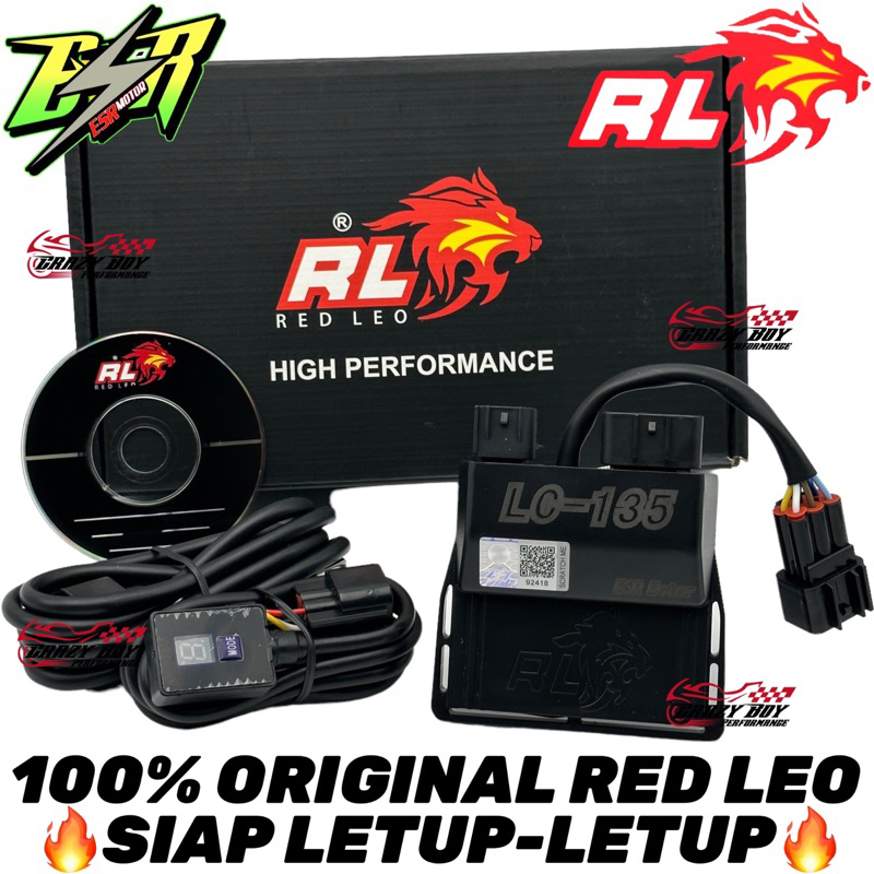 RED LEO 100% ORIGINAL CDI‼️SIAP LETUP-LETUP‼️LC135 V1-V7 EX5 W125 125ZR ...