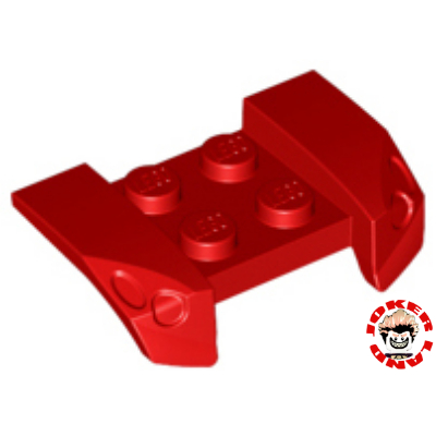 LEGO PART 44674 - VEHICLE , MUDGUARD 2 X 4 w HEADLIGHTS OVERHANG ...