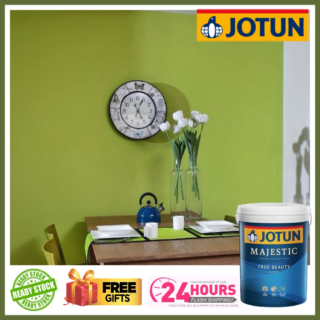 JOTUN 1L 8325 WONDERGRASS Majestic True Beauty Sheen /Cat Dalam Kilat ...